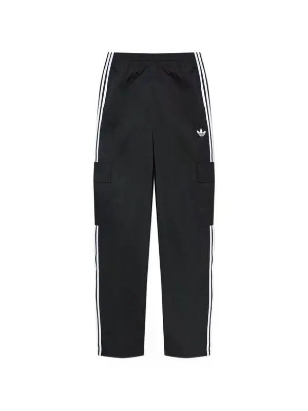 Adidas Logo-embroidered Side-stripe Cargo Pants