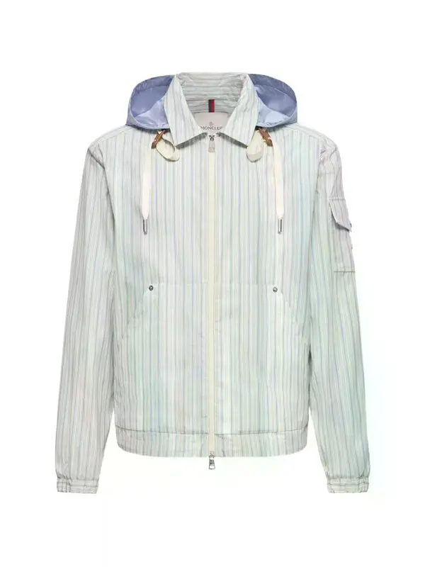 Moncler Havas Striped Shirt Jacket
