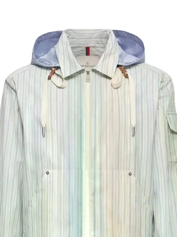 Moncler Havas Striped Shirt Jacket
