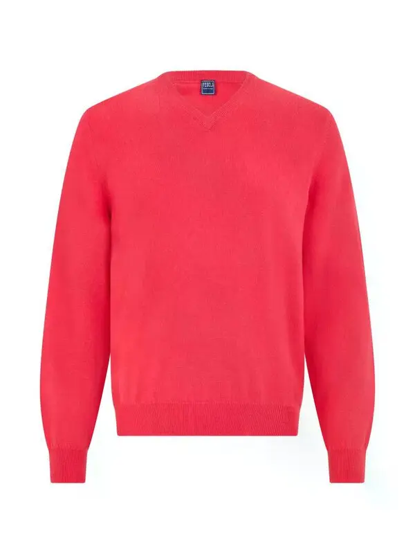 Fedeli Cashmere V-neck Sweater