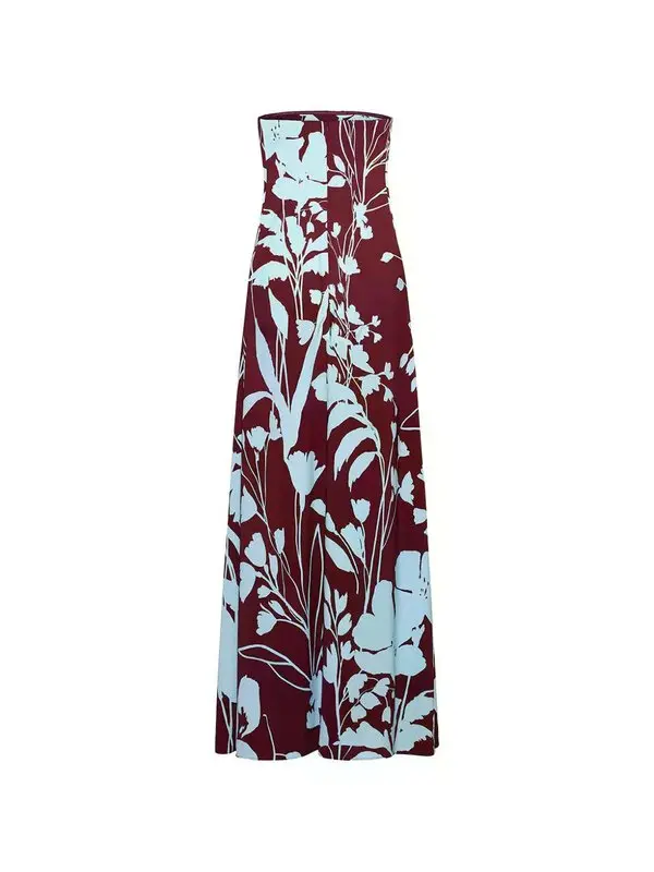 Cara Cara Benita Floral-print Strapless Gown
