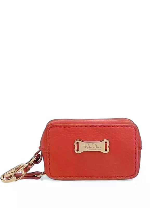 Tyler Ellis Leather Zip Fastening Bag - Orange