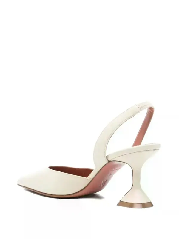 Amina Muaddi Pointed-toe Slingback Heeled Pumps