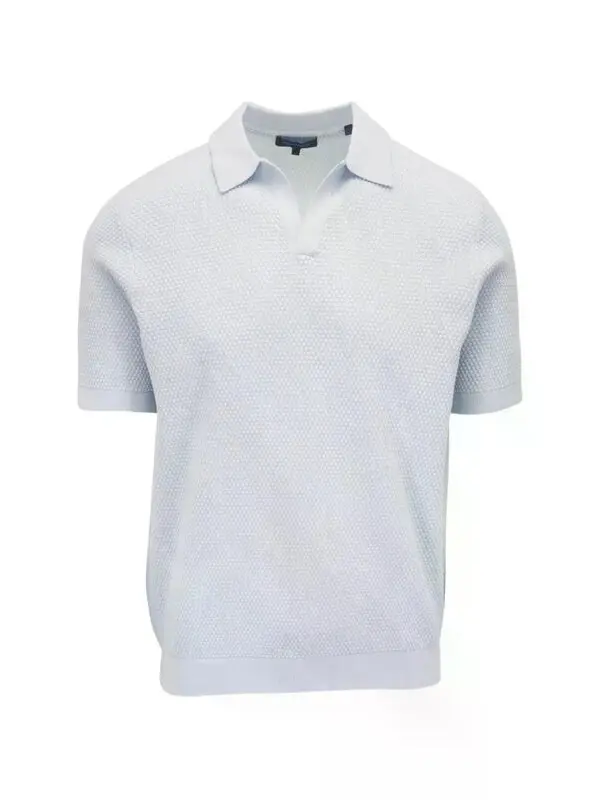 PYA Waffle-knit V-neck T-shirt