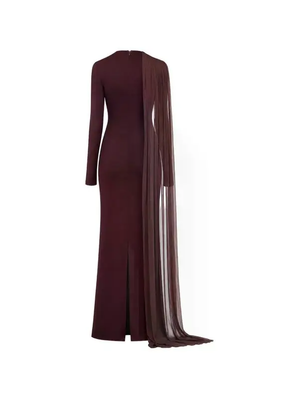 CHATS BY C.DAM Nilah Draped Maxi Dress