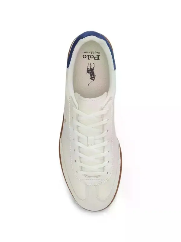 Polo Ralph Lauren Bedford Logo-embroidered Leather Sneakers