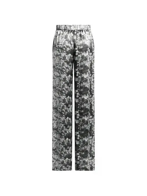 COLLINI MILANO Wide-leg Trousers - White