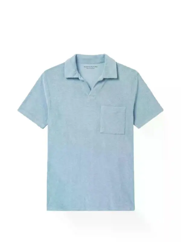 Majestic Filatures Chest-pocket Polo Shirt - Blue