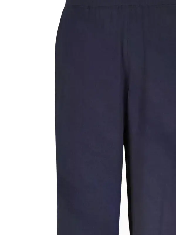 PETER COHEN Navy Elasticated Waistband Trousers