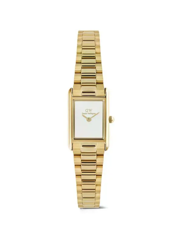 DANIEL WELLINGTON Mini Bound Rectangular Watch - White