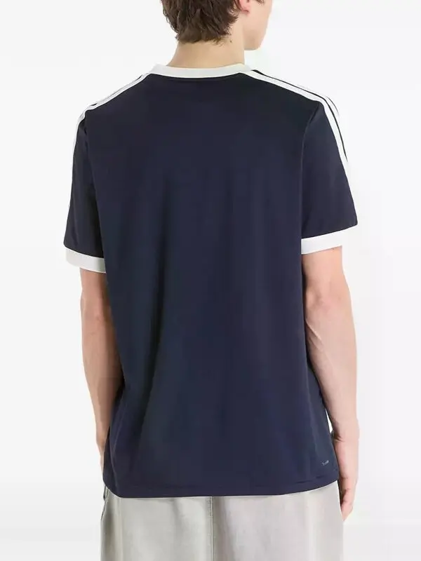 Adidas V-neck Striped T-shirt