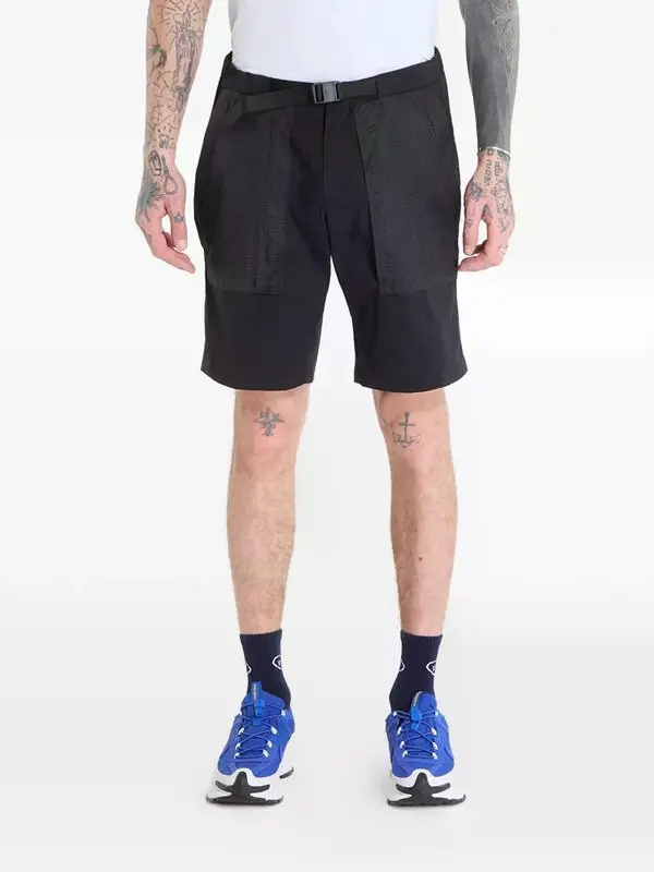 TILAK Shield Panelled Shorts - Black