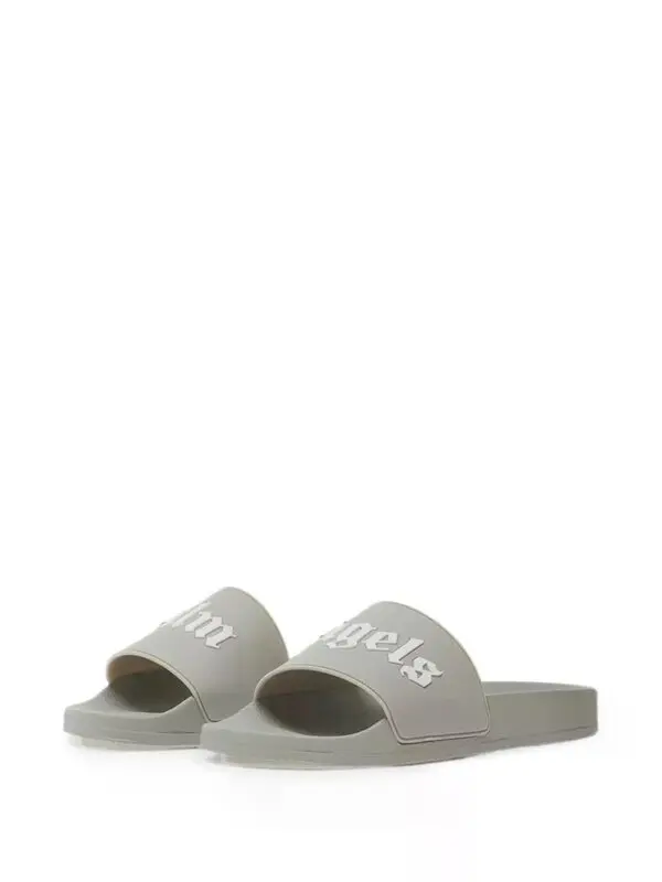 Palm Angels Logo Print Slippers