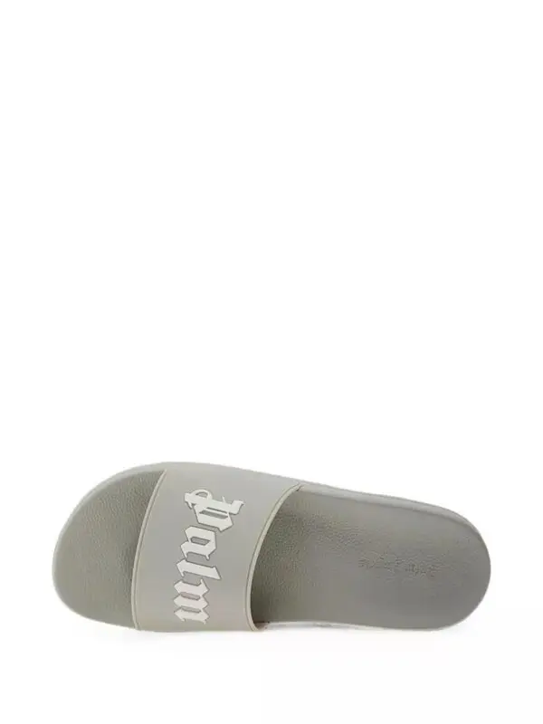 Palm Angels Logo Print Slippers
