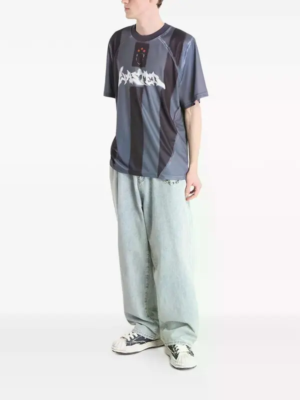 WASTED Spray Football Jersey Raglan-sleeve T-shirt