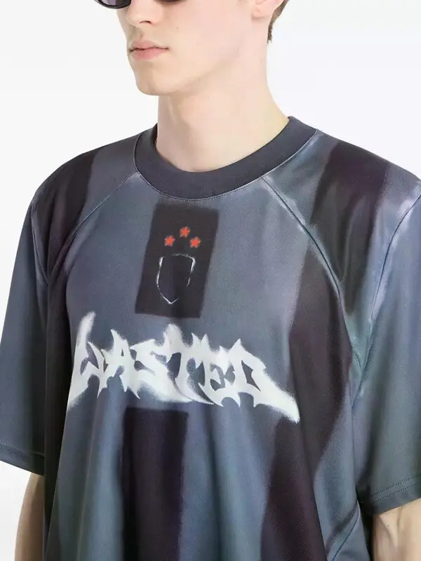 WASTED Spray Football Jersey Raglan-sleeve T-shirt
