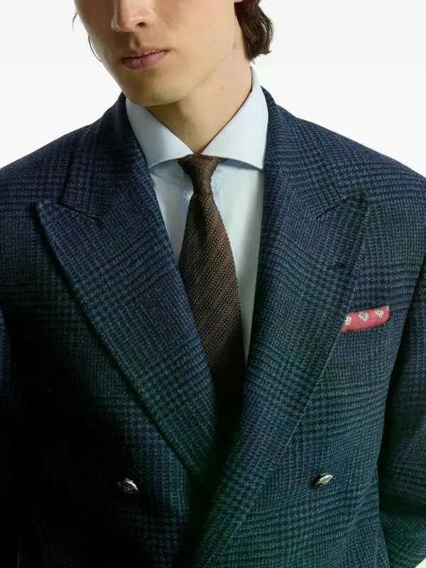 Brunello Cucinelli Textured Silk Neck Tie - Brown