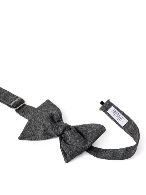 Brunello Cucinelli Cashmere And Silk Lightweight Flannel Bow Tie