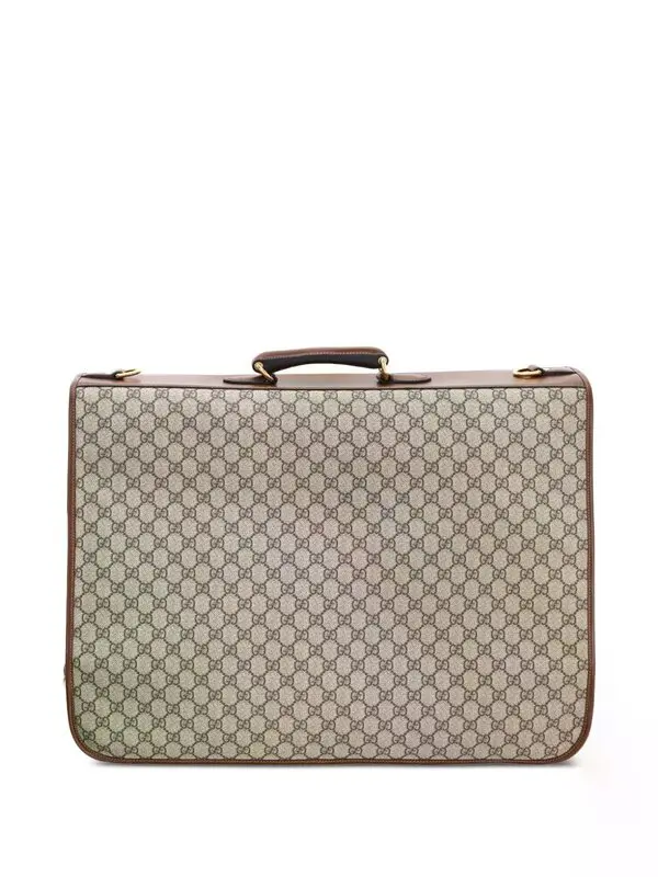 Gucci Gg Coated Canvas Travel Bag