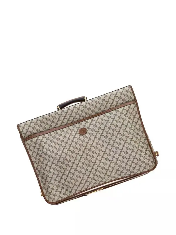 Gucci Gg Coated Canvas Travel Bag