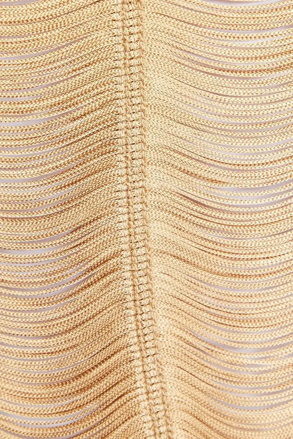 TOM FORD Fringed Openknit Top