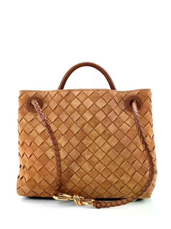 Bottega Veneta Andiamo Top Handle Bag - Brown