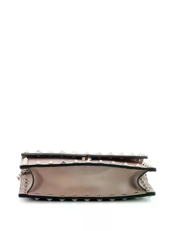 Valentino Garavani Rockstud Envelope Chain Leather Small Crossbody Bag