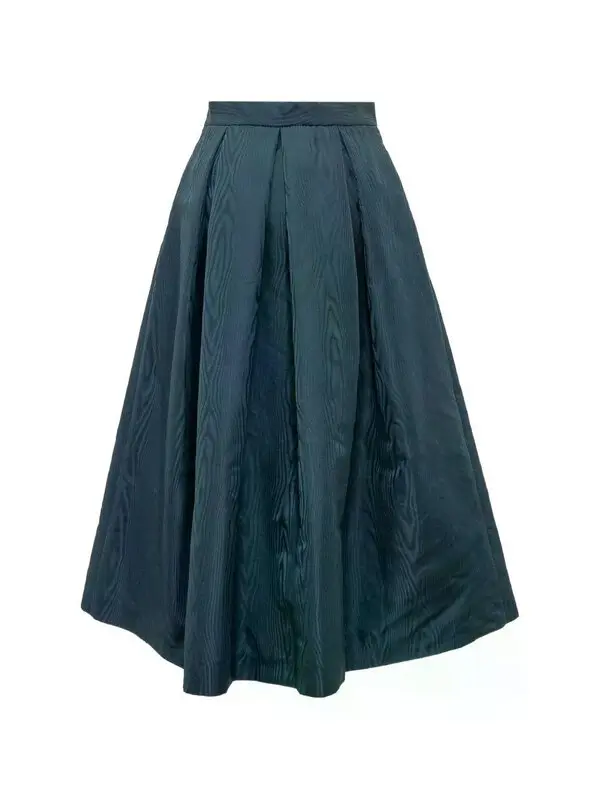 LUNATICA MILANO Moiré-effect Pleated Midi Skirt