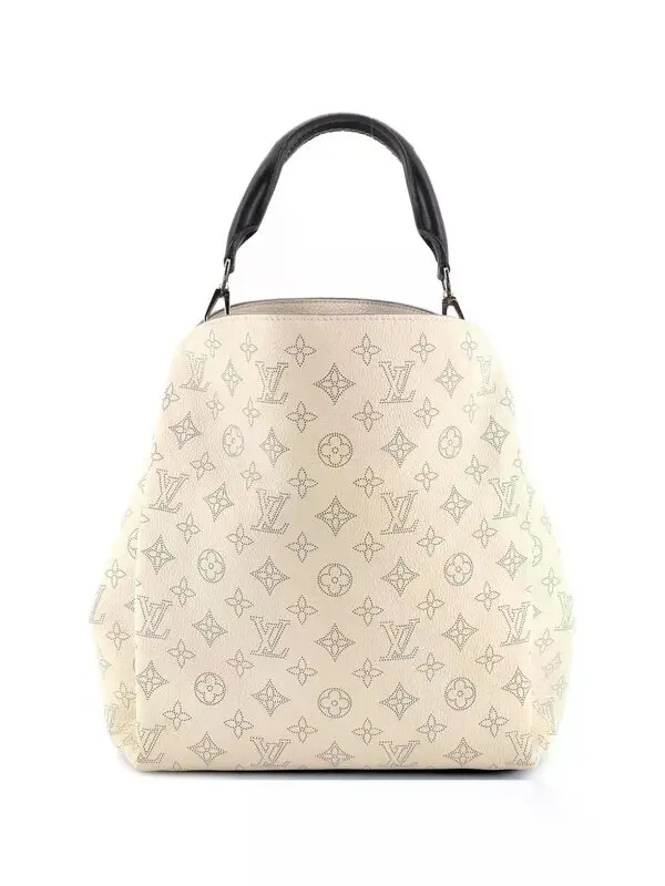 LOUIS VUITTON Mahina Leather Babylone Pm Hobo Bag