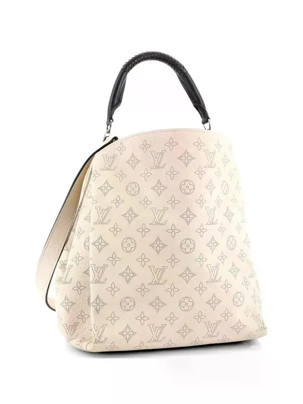 LOUIS VUITTON Mahina Leather Babylone Pm Hobo Bag