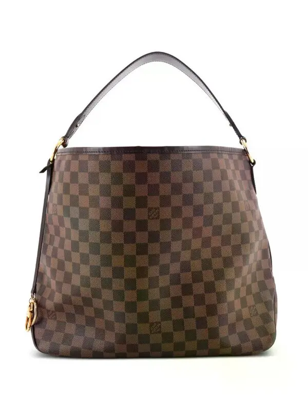 LOUIS VUITTON Damier Delightful Nm Hobo Bag - Brown