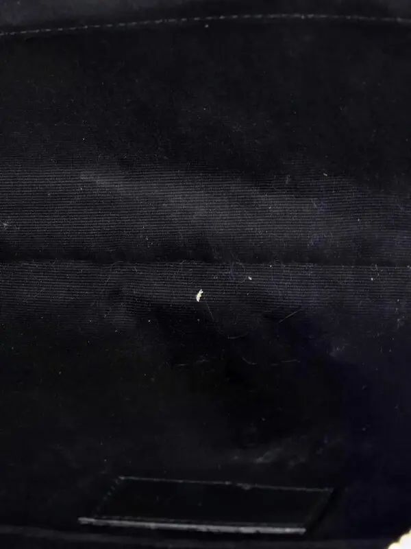 Saint Laurent Puffy Zip Patent Large Pouch