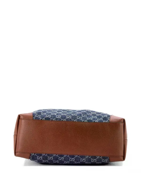 Gucci Ophidia Shopping Gg Denim Medium Tote Bag