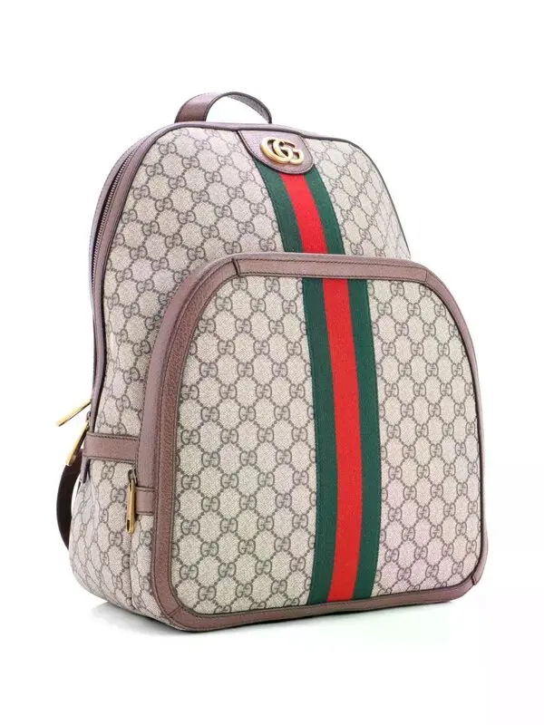 Gucci Ophidia Gg Coated Canvas Medium Backpack