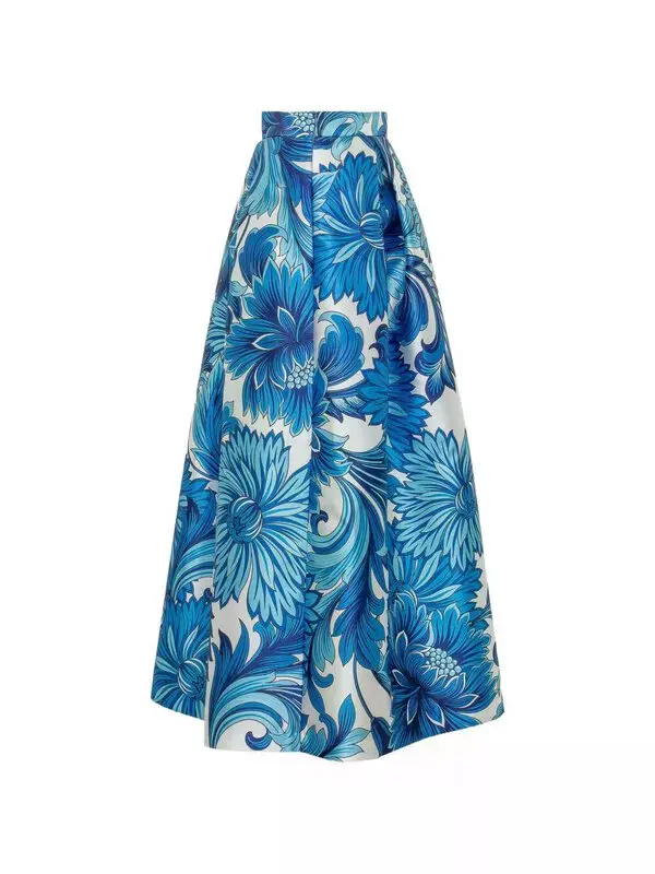 LUNATICA MILANO Florence Floral-print Midi Skirt