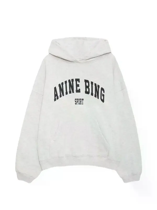 ANINE BING Harvey Logo Print Hoodie