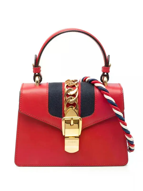 Gucci Sylvie Mini Satchel - Red