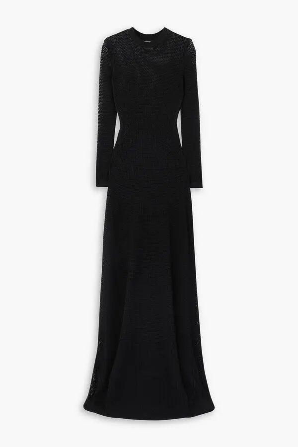 TOM FORD Openknit Gown - Black