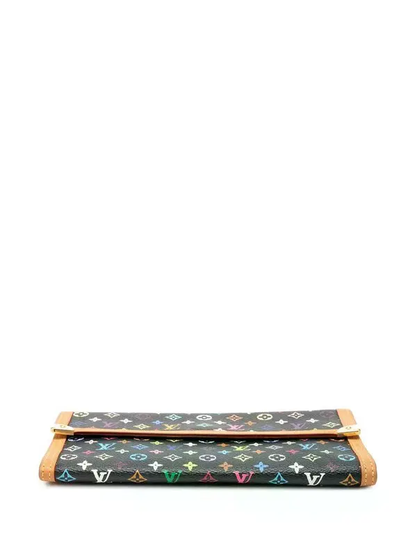 LOUIS VUITTON 2007 Monogram Multicolore Porte Tresor International Wallet Long Wallets