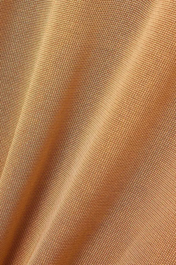 TOM FORD Knitted Maxi Dress - Camel