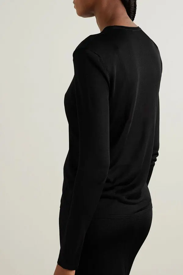 TOM FORD Embroidered Logo Jersey Top