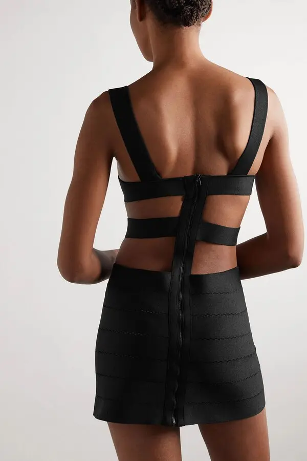 TOM FORD Cutout Stretchknit Mini Dress