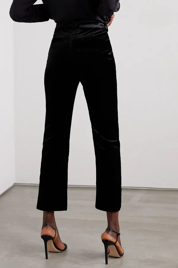 TOM FORD Texturedvelvet Straightleg Pants