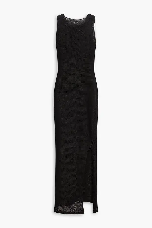 TOM FORD Knitted Midi Dress - Black