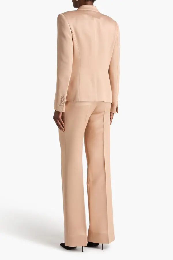 TOM FORD Wool And Silkblend Flared Pants