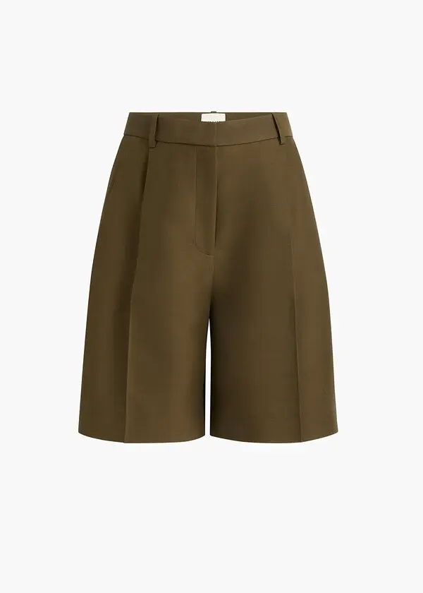 Khaite Auggie Short - Dark Olive