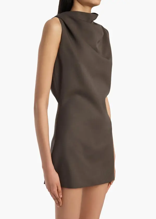 Khaite Astor Dress - Clove