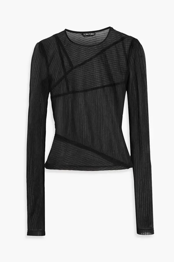 TOM FORD Mesh Top - Black