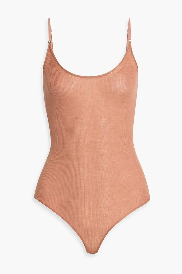 TOM FORD Cashmere And Silkblend Bodysuit - Antique Rose