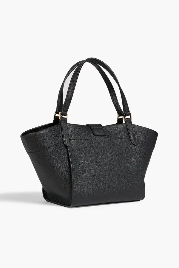 TOM FORD Tara Convertible Pebbled Leather Tote